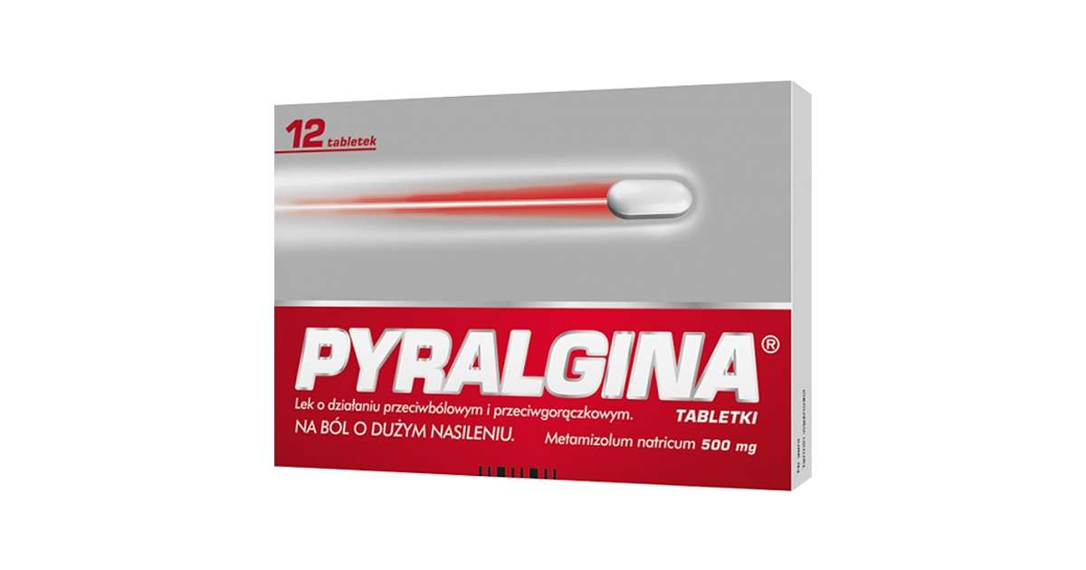 Pyralgina 500 mg, 12 tabletek: ulotka, cena i opinie - Apteka ...