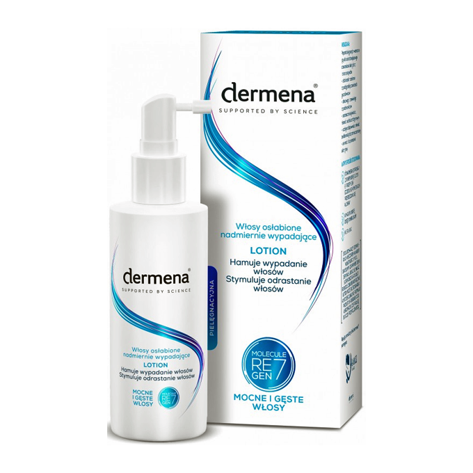 Dermena, lotion hamujący wypadanie włosów, 150 ml: ulotka, cena i ...