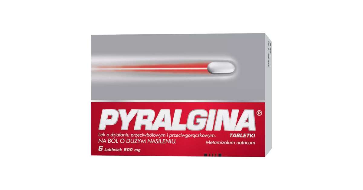 Pyralgina 500 mg, 6 tabletek: ulotka, cena i opinie - Apteka ...