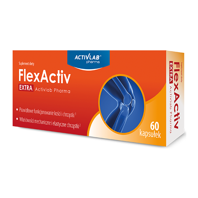 Activlab Pharma FlexActiv Extra, 60 kapsułek: ulotka, cena i opinie - Apteka Internetowa Oliwna