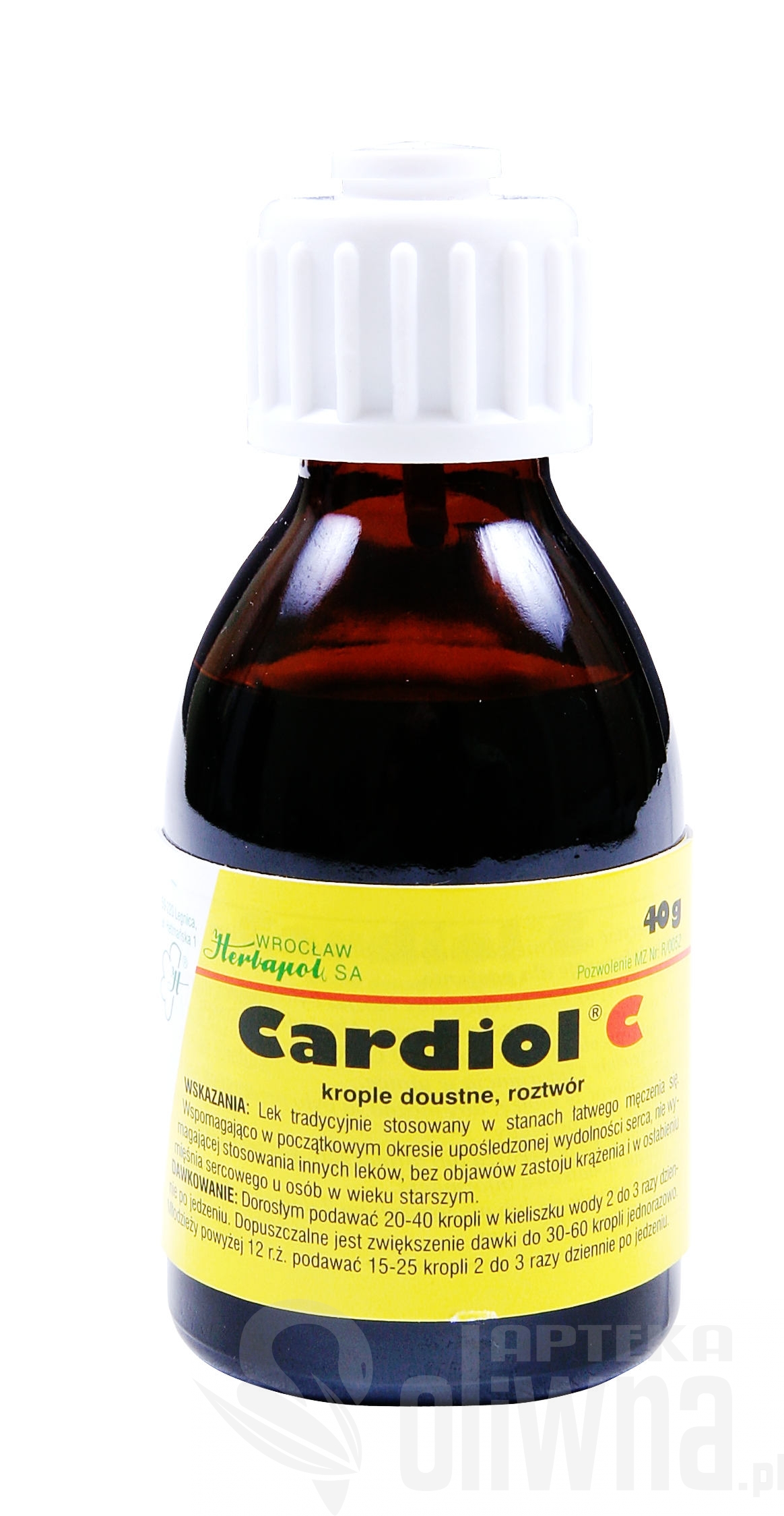Cardiol C krople 40 g: ulotka, cena i opinie - Apteka Internetowa Oliwna