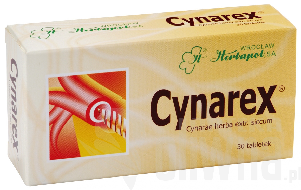 Cynarex 30 tabletek: ulotka, cena i opinie - Apteka Internetowa Oliwna