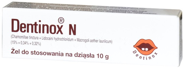 Dentinox N żel 10 g: ulotka, cena i opinie - Apteka Internetowa Oliwna