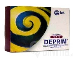 Deprim forte 20 kapsułek: ulotka, cena i opinie - Apteka Internetowa Oliwna