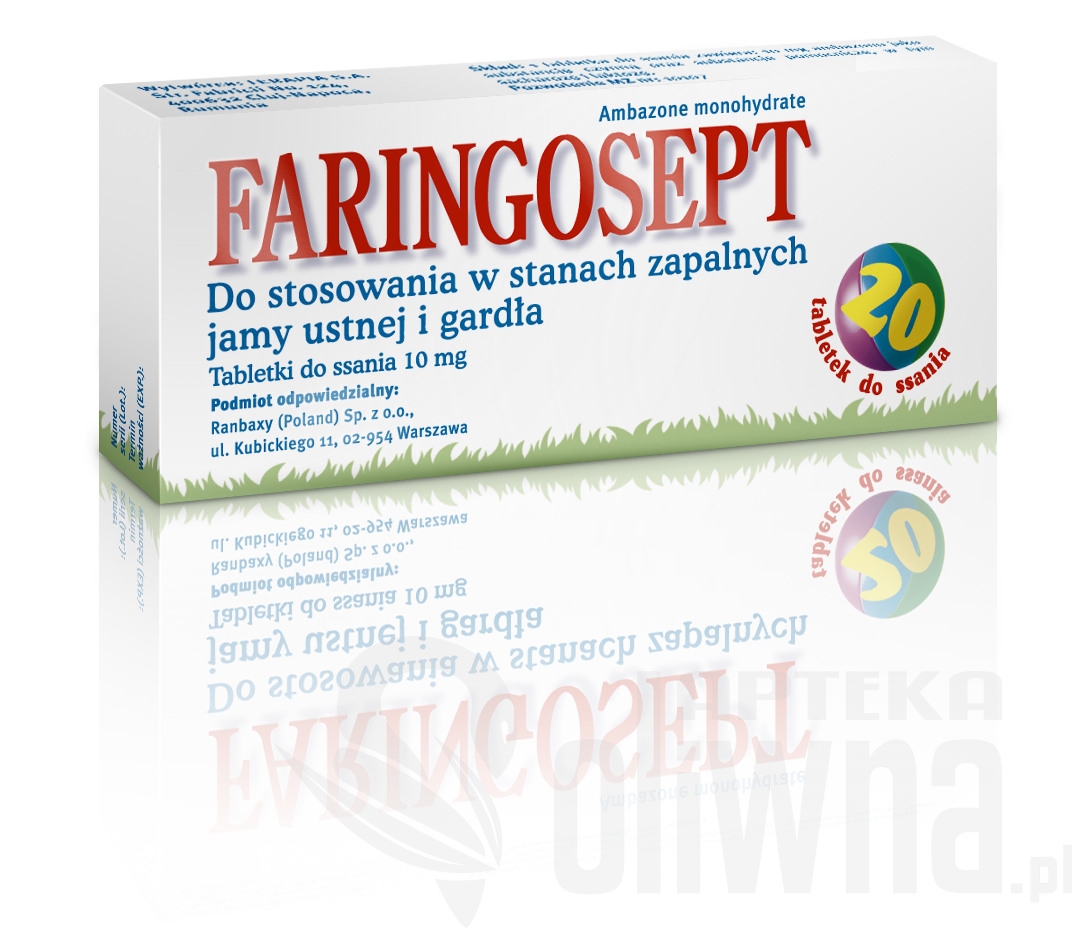 Faringosept, 20 tabletek do ssania: ulotka, cena i opinie - Apteka ...