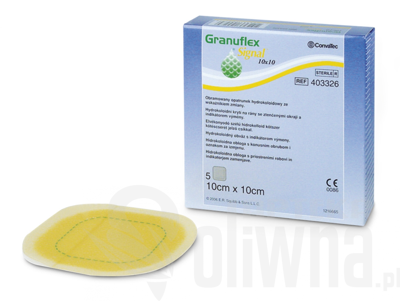 Granuflex Extra Thin - Opatrunek hydrokoloidowy 10 x 10 cm 1 ...
