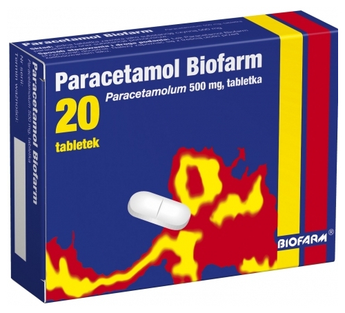 Paracetamol Biofarm 500 mg 20 tabletek: ulotka, cena i opinie - Apteka ...