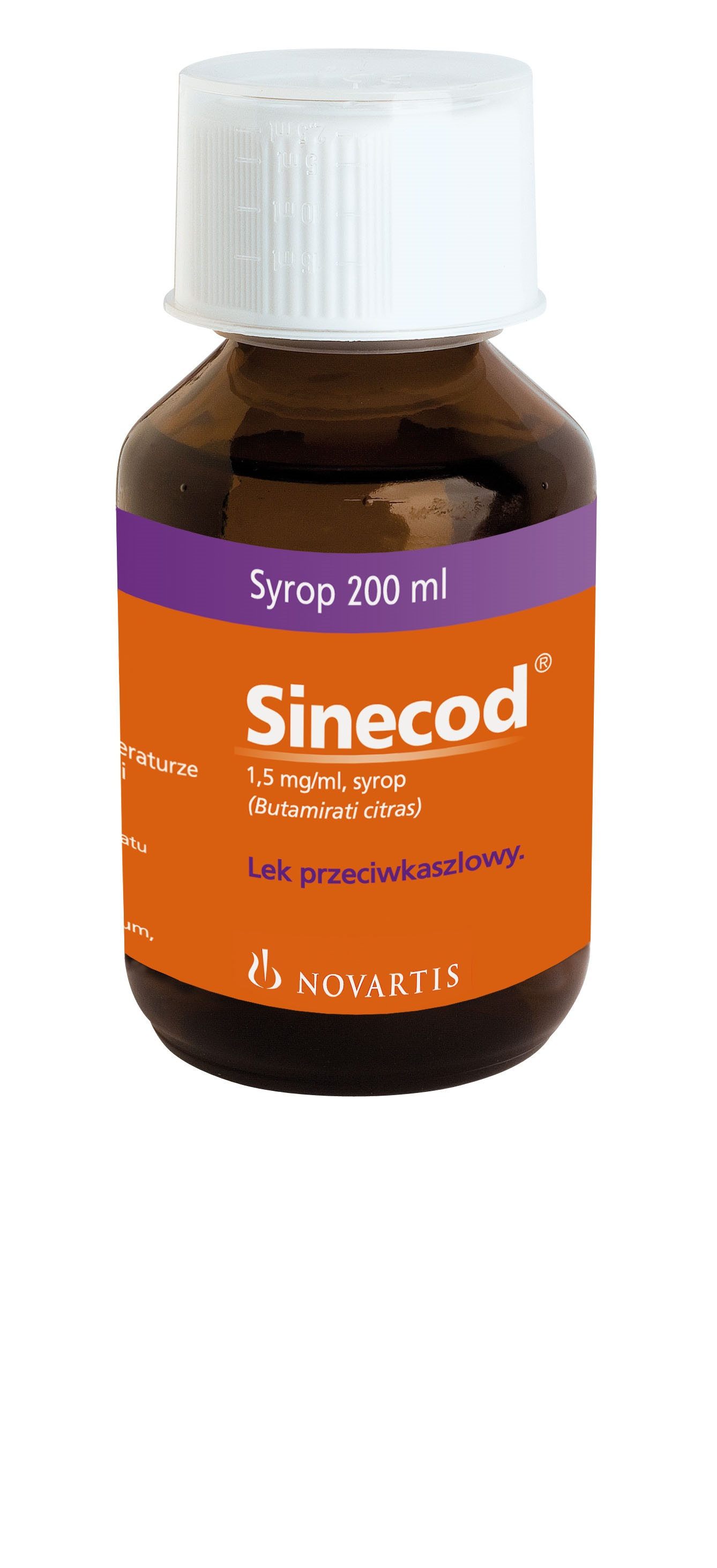 Sinecod, syrop, 200 ml: ulotka, cena i opinie - Apteka Internetowa Oliwna