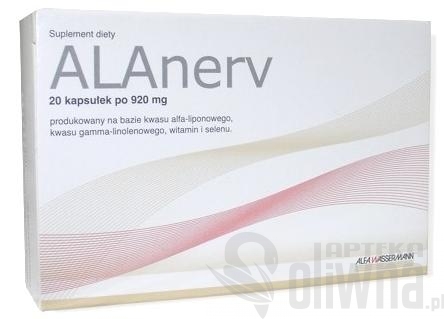 ALAnerv 920 mg, 30 kapsułek: ulotka, cena i opinie - Apteka Internetowa ...