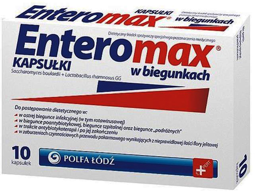 Enteromax 10 kapsułek: ulotka, cena i opinie - Apteka Internetowa Oliwna