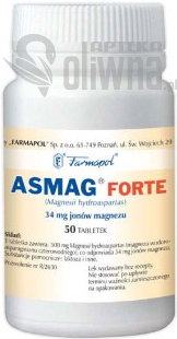 Asmag Forte 50 tabletek: ulotka, cena i opinie - Apteka Internetowa Oliwna