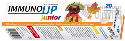 Immuno Up Junior 20 tabletek musujących: ulotka, cena i opinie - Apteka ...