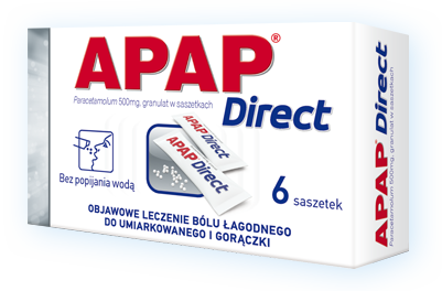 Apap DIRECT granulat 6 saszetek: ulotka, cena i opinie - Apteka ...