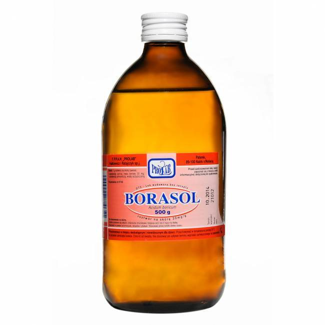 Borasol 3% roztwór kwasu borowego 500 g