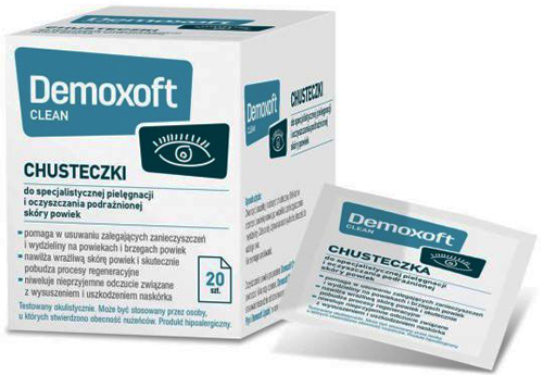 Demoxoft chusteczki 20 sztuk: ulotka, cena i opinie - Apteka ...