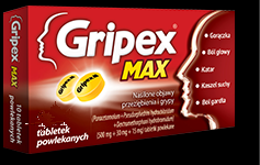 Gripex Max 20 tabletek: ulotka, cena i opinie - Apteka Internetowa Oliwna