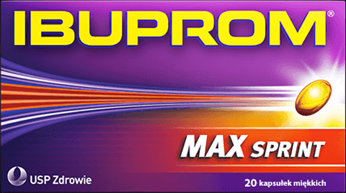 Ibuprom Max Sprint 20 kapsułek: ulotka, cena i opinie - Apteka ...