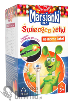 Marsjanki Pro Świecące Żelki Mocne Kości 50 sztuk: ulotka, cena i ...