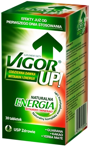 Vigor UP 30 tabletek: ulotka, cena i opinie - Apteka Internetowa Oliwna