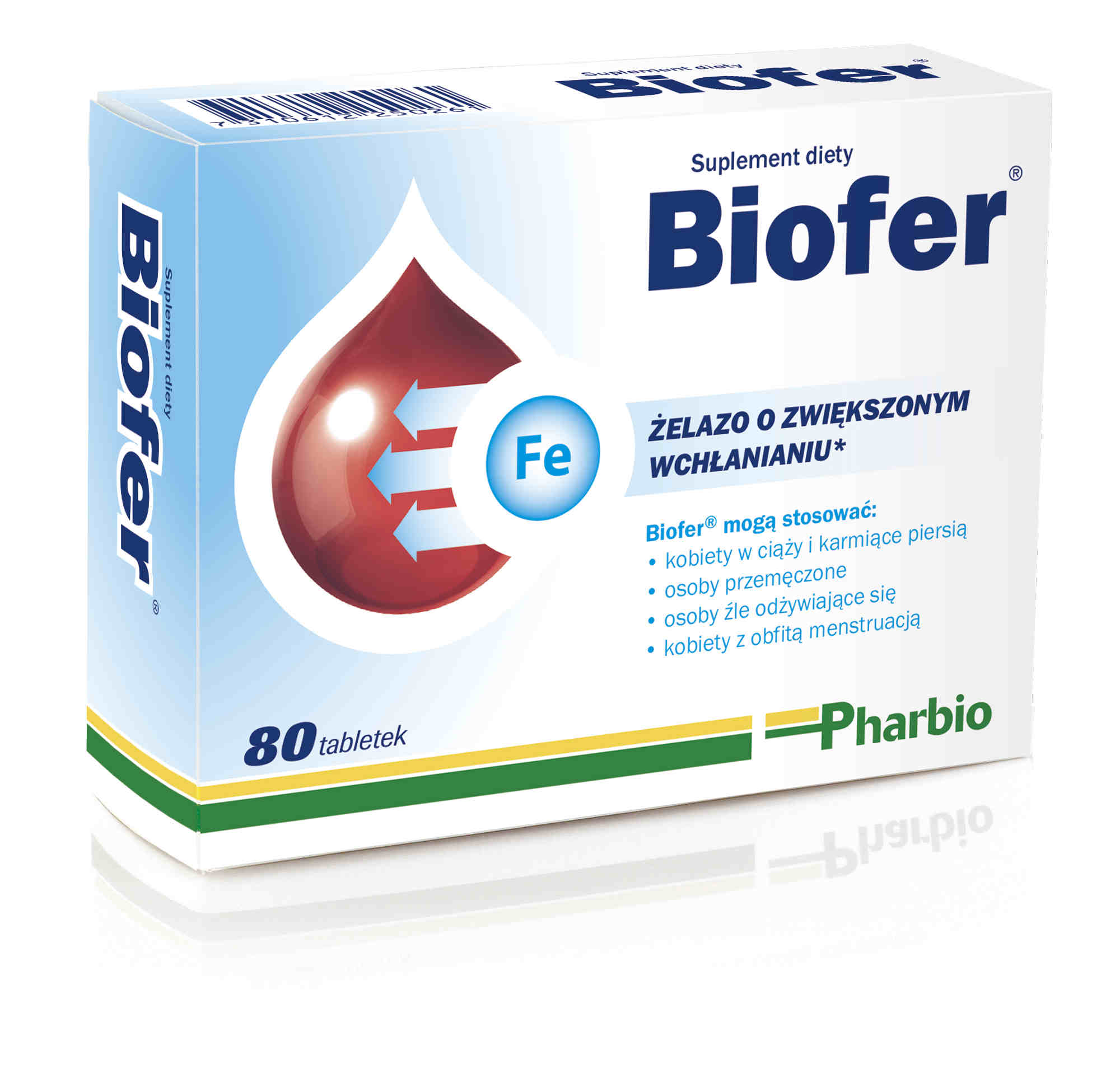 Biofer 80 tabletek: ulotka, cena i opinie - Apteka Internetowa Oliwna