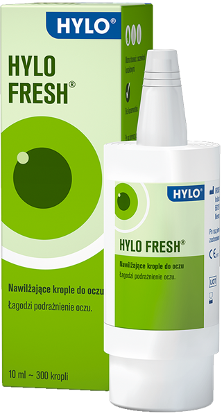 Hylo Fresh, nawilżające krople do oczu, 10 ml: ulotka, cena i opinie ...
