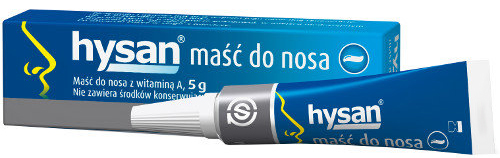 Hysan maść do nosa 5 g: ulotka, cena i opinie - Apteka Internetowa Oliwna