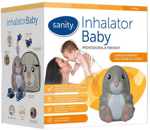 Sanity Inhalator Baby dla dzieci, królik, 1 sztuka: ulotka, cena i ...