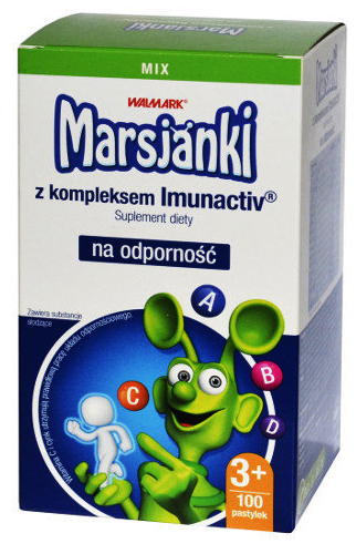 Marsjanki z kompleksem imunactiv na odporność 100 pastylek do ssania ...