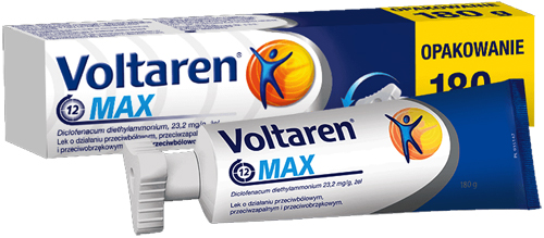 Voltaren Max żel 180 g: ulotka, cena i opinie - Apteka Internetowa Oliwna