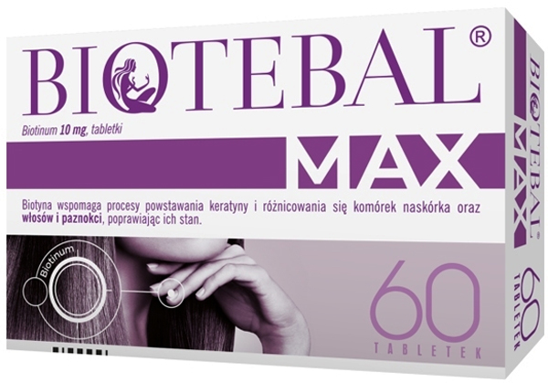 Biotebal Max 10 mg, 60 tabletek: ulotka, cena i opinie - Apteka Internetowa Oliwna