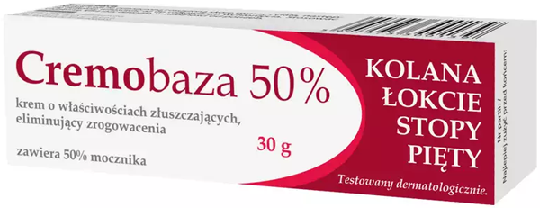 Cremobaza 50%, krem o właściwościach złuszczających eliminujący ...