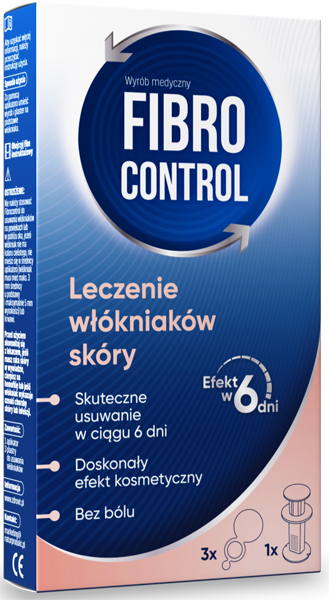 Fibrocontrol, Plastry do usuwania włókniaków z aplikatorem, 3 sztuki ...