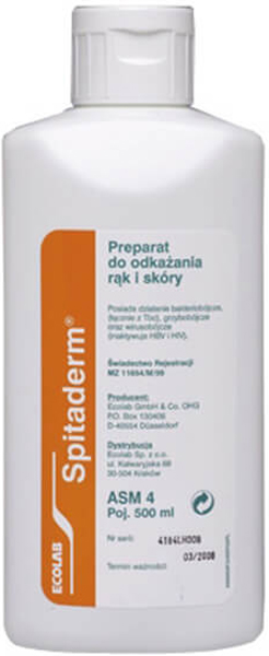 Spitaderm, płyn do higienicznej i chirurgicznej dezynfekcji, 500ml ...