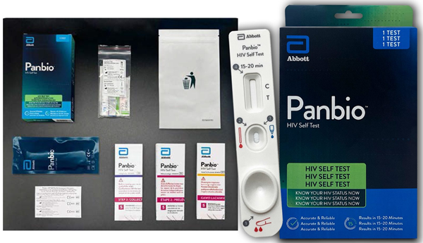 Panbio, Test na HIV do samodzielnego wykonania, 1 sztuka: ulotka, cena ...